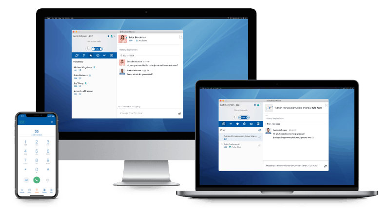 Softphone für Mobilgeräte und Desktop - Sangoma (DE)